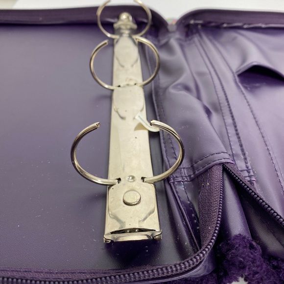 Lisa Frank | Other | Lisa Frank 3 Ring Zipper Binder Fuzzy Purple ...